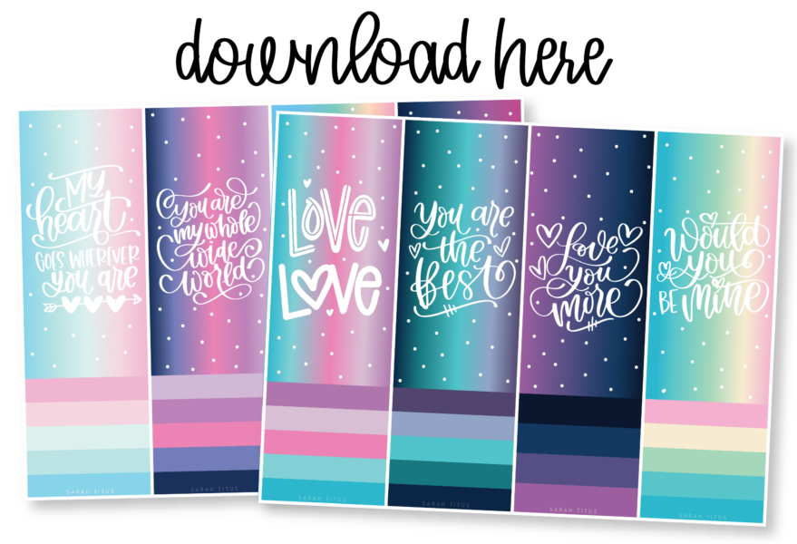 Valentine's Day Bookmarks - Sarah Titus