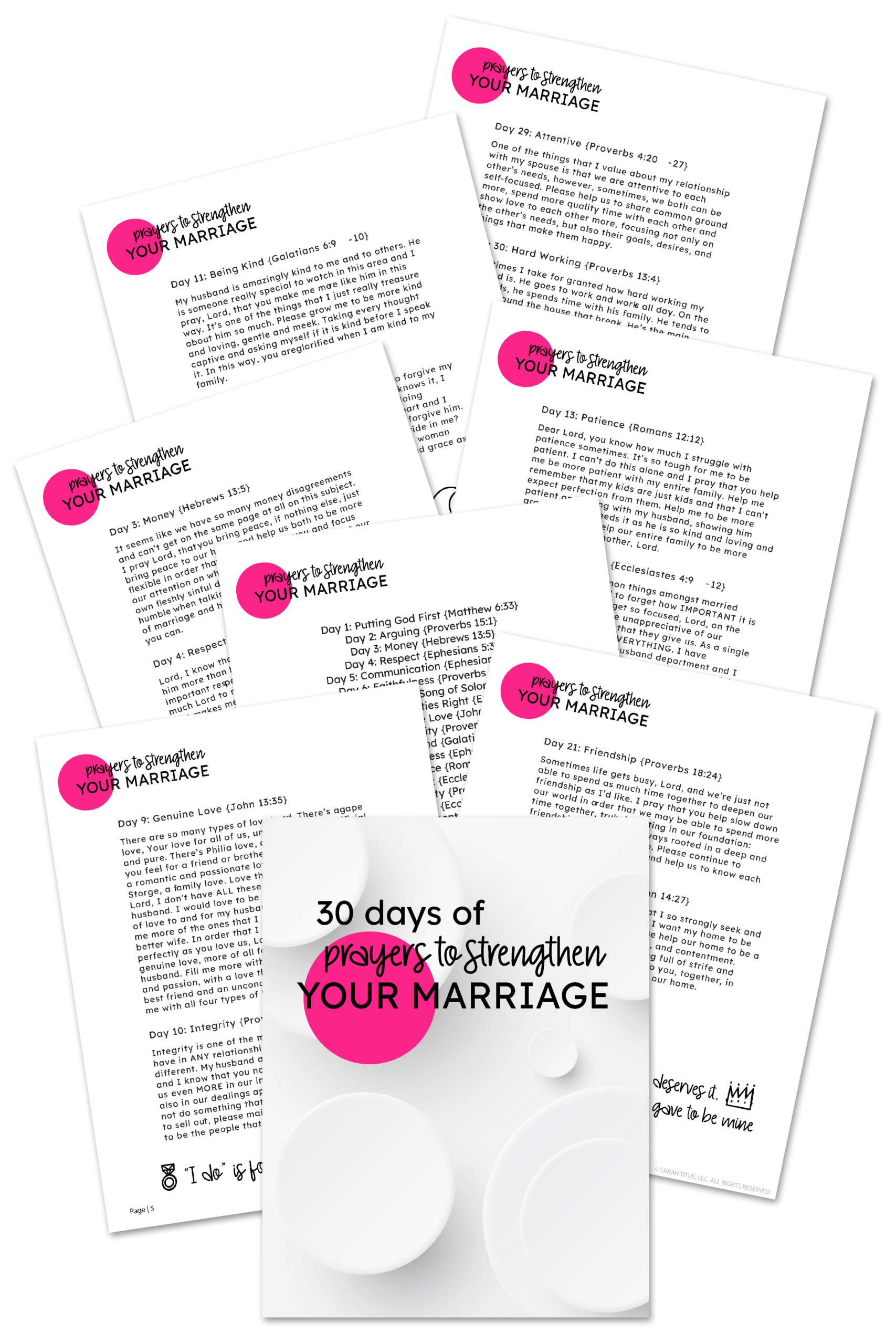 30 Days of Prayer to Strengthen Your Marriage - Sarah Titus