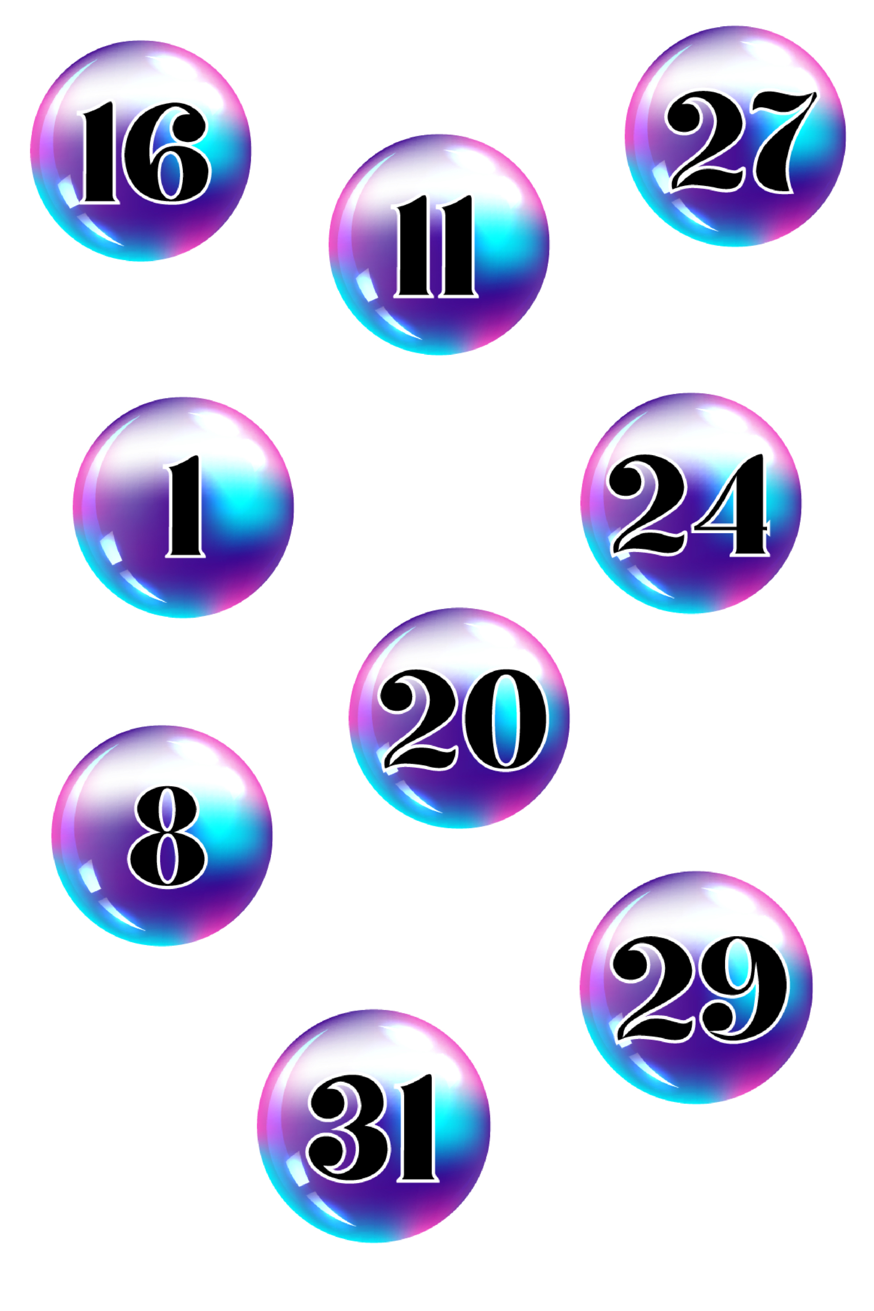 Bubble Numbers Digital Stickers Sarah Titus Bubble Numbers Digital Stickers Sarah Titus