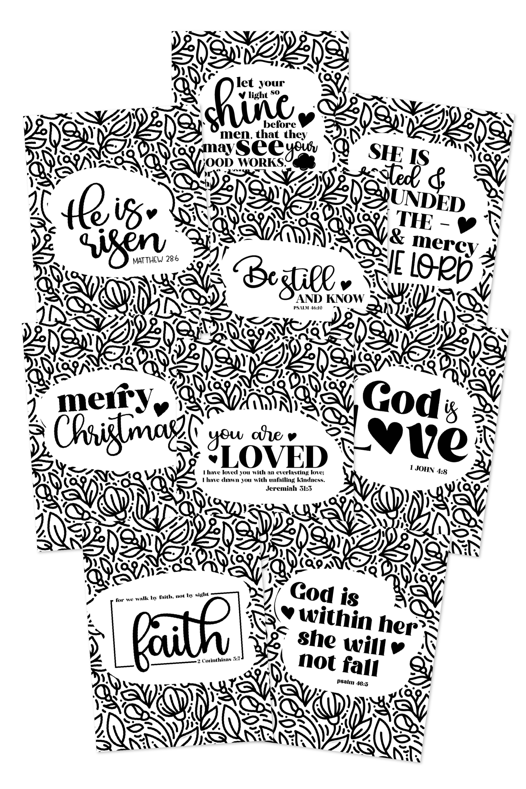 Bible Verse Binder Covers