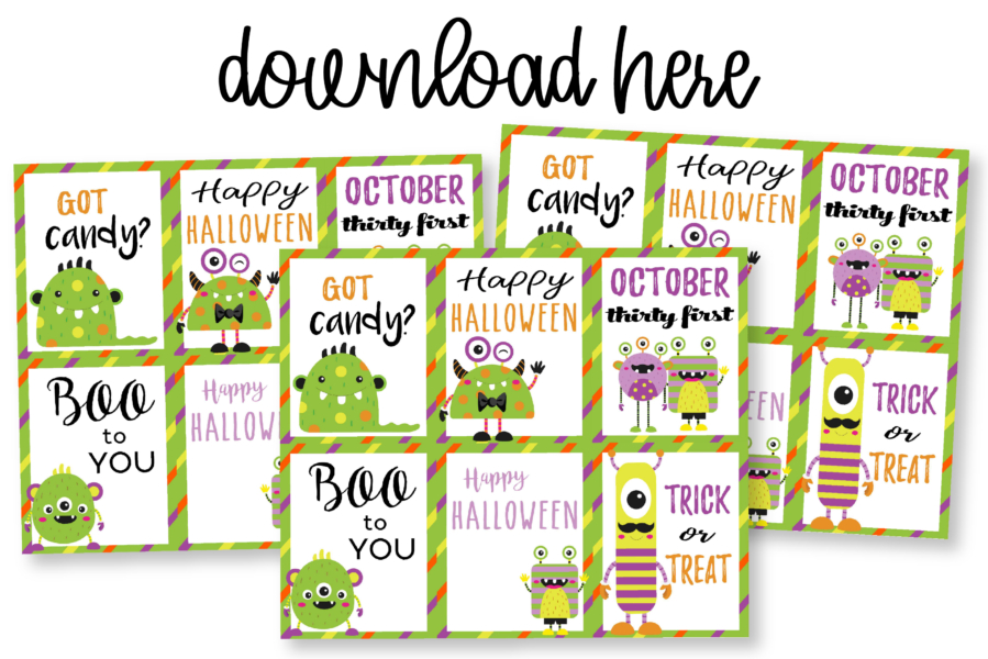 Halloween Free Printable Cards - Sarah Titus