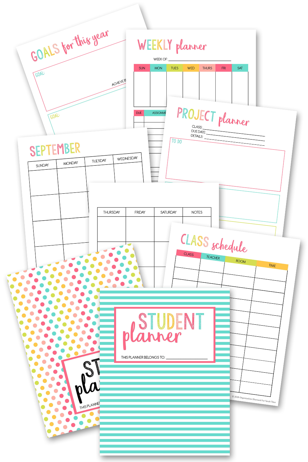 Free Printable Scholar Planner 46 Pages My Blog Free Printable Scholar Planner 46 Pages My Blog