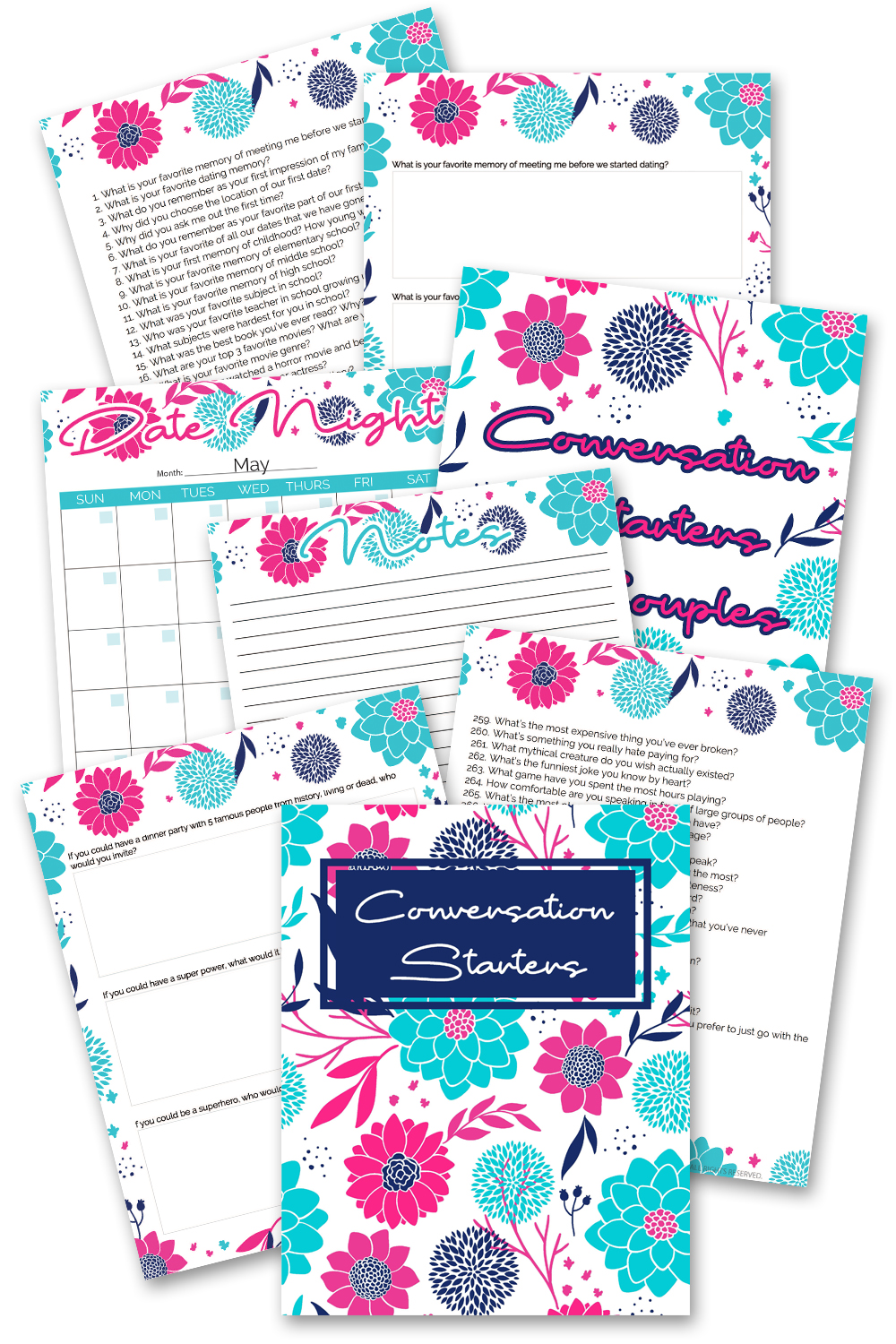 Conversation Starters Binder - Sarah Titus