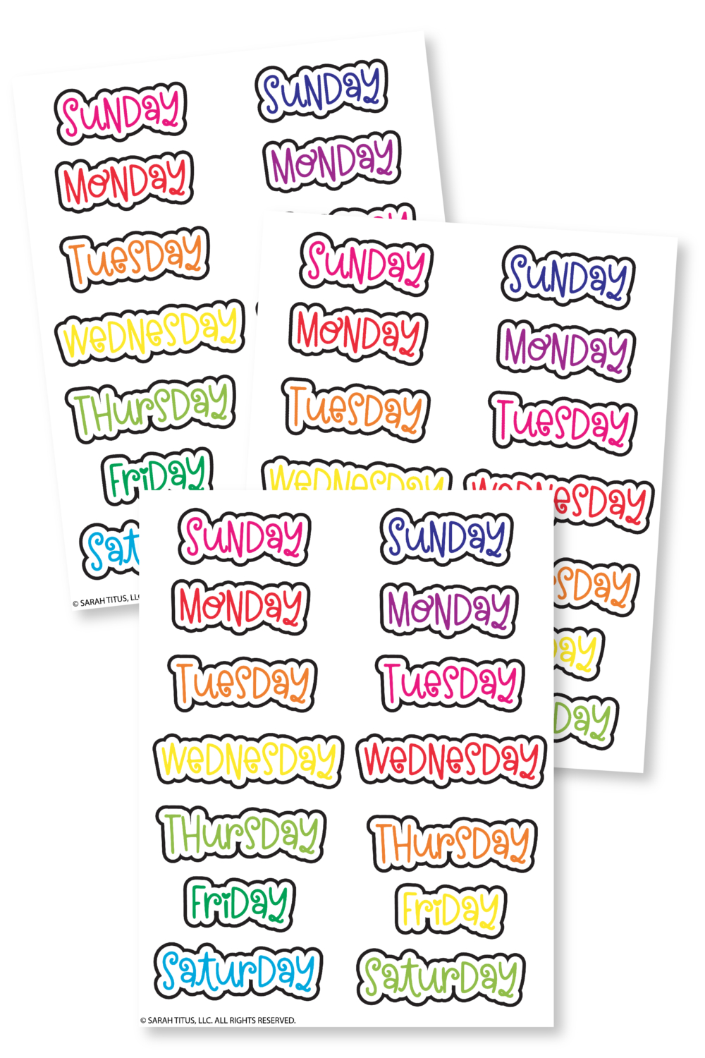 Printables - Stickers - Sarah Titus