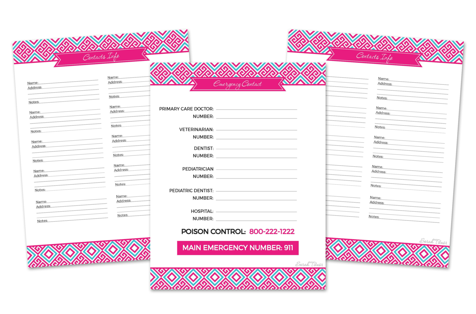 Household Binder Free Printables {110+ Pages} - Sarah Titus