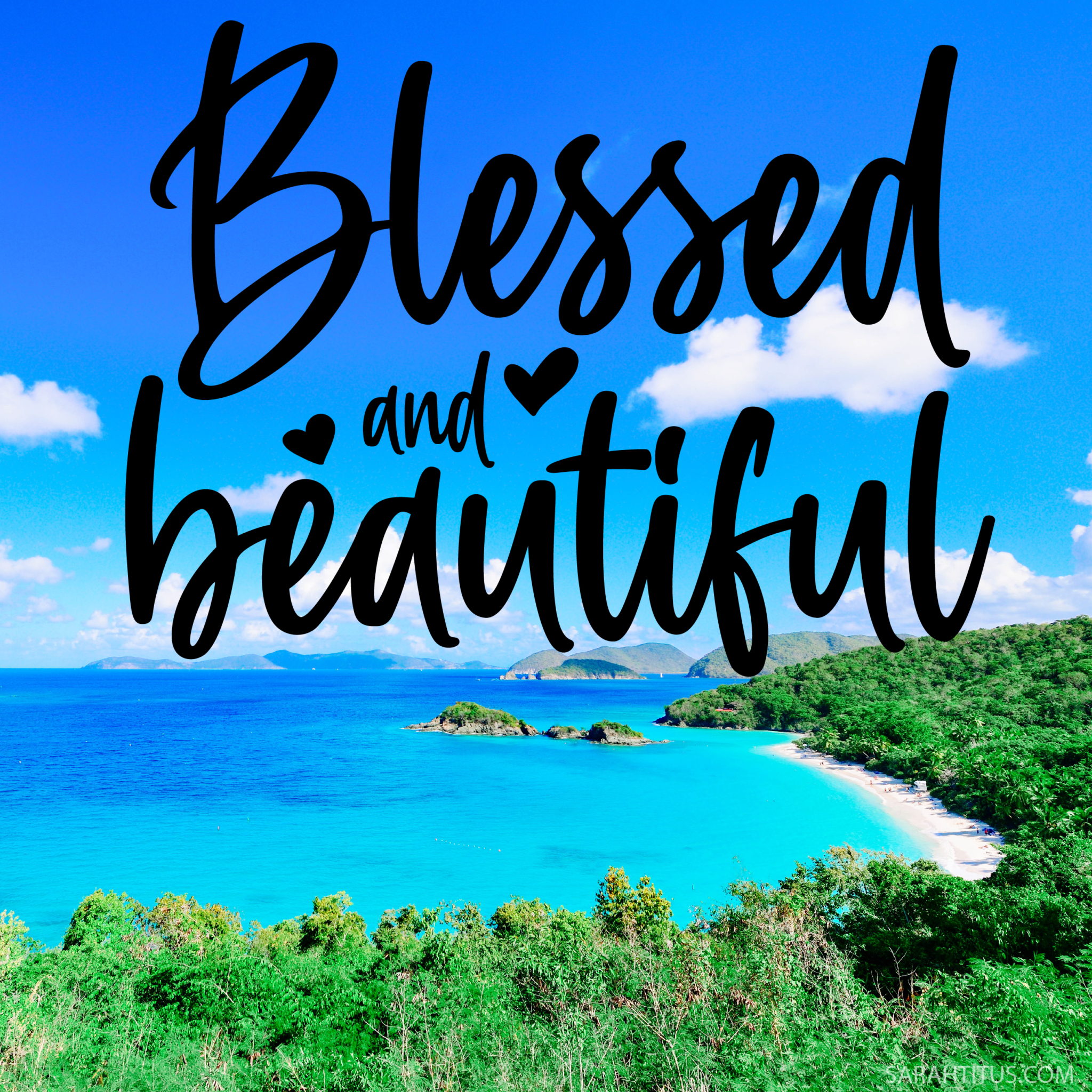 Blessed and Beautiful Wallpaper - Sarah Titus