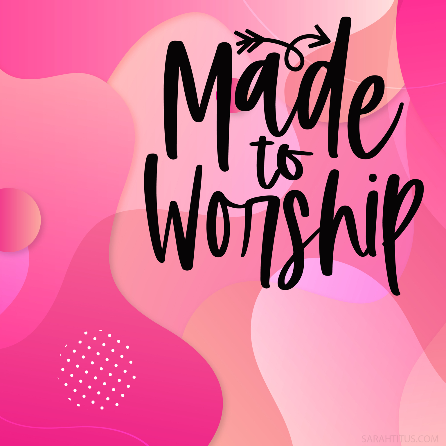 Made to Worship Geometric Pattern Wallpaper - Sarah Titus