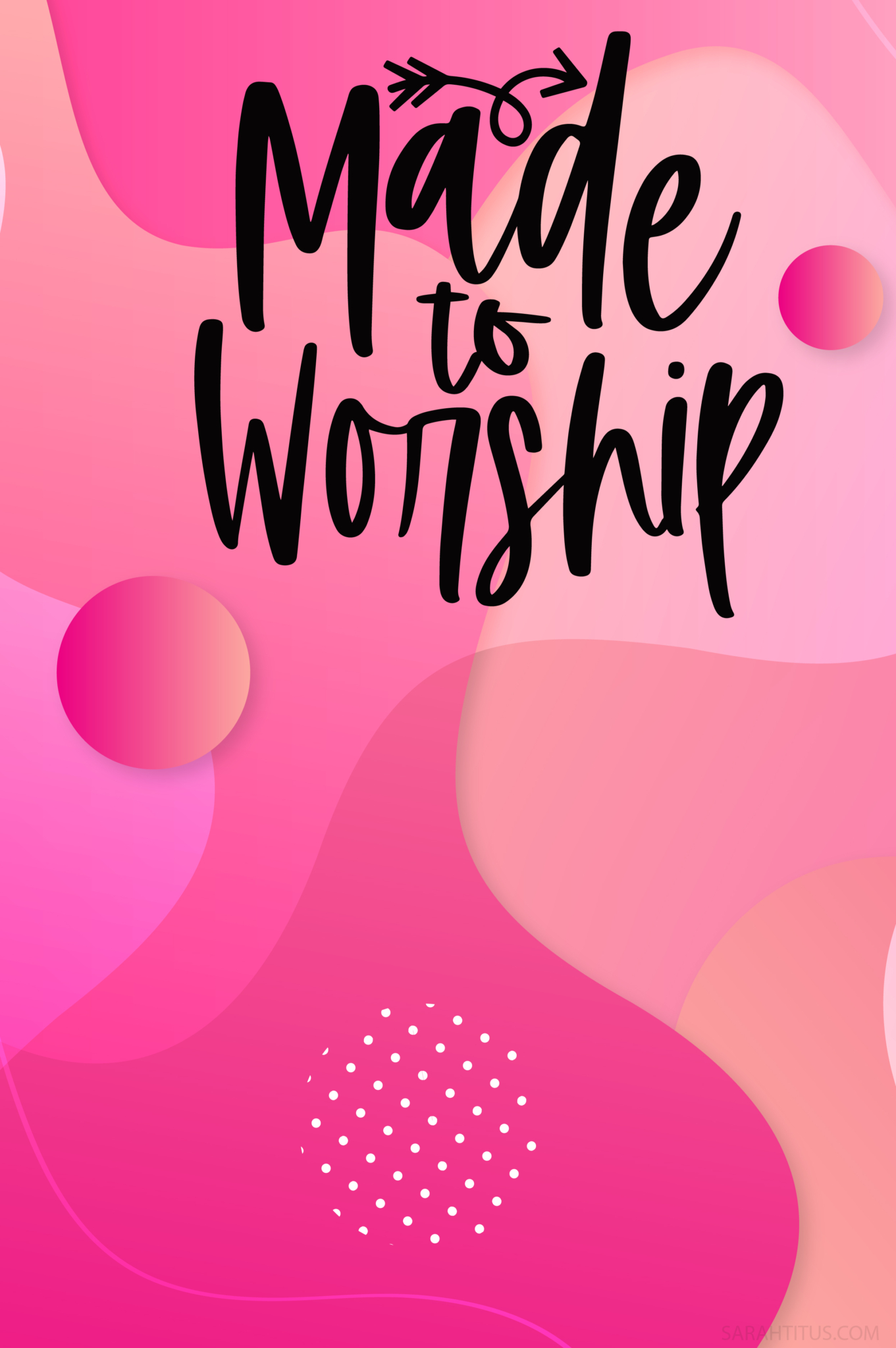 Made to Worship Geometric Pattern Wallpaper - Sarah Titus