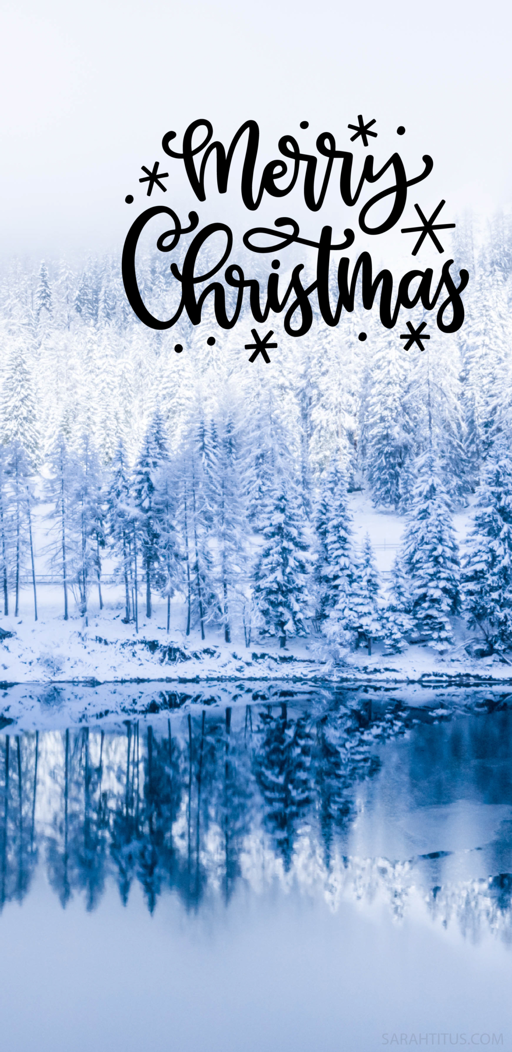 Merry Christmas Holiday Wallpaper - Sarah Titus