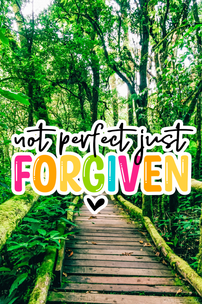 Not Perfect Just Forgiven Wallpaper - Sarah Titus