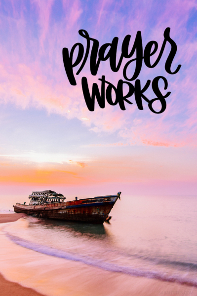 Prayer Works Inspirational Wallpaper - Sarah Titus