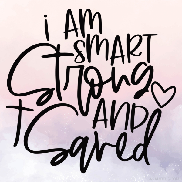 Smart Strong and Saved Wallpaper - Sarah Titus