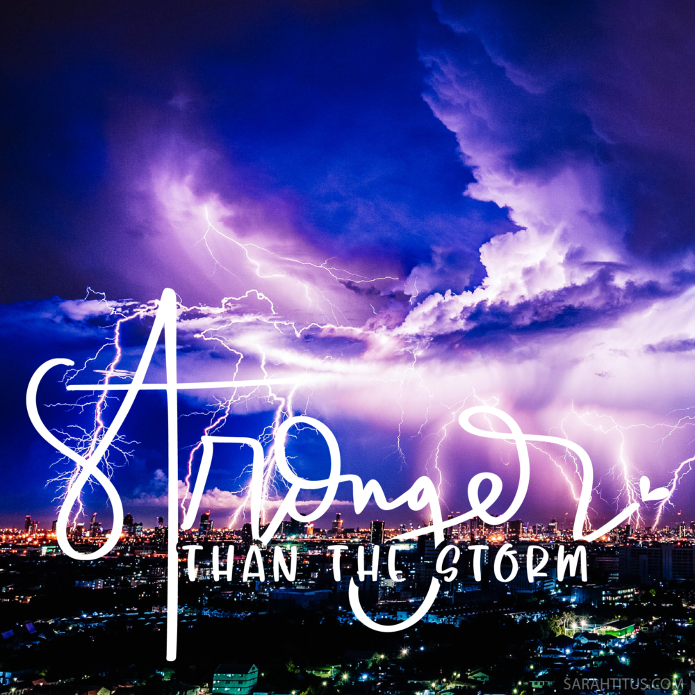 Stronger Than The Storm Wallpaper - Sarah Titus