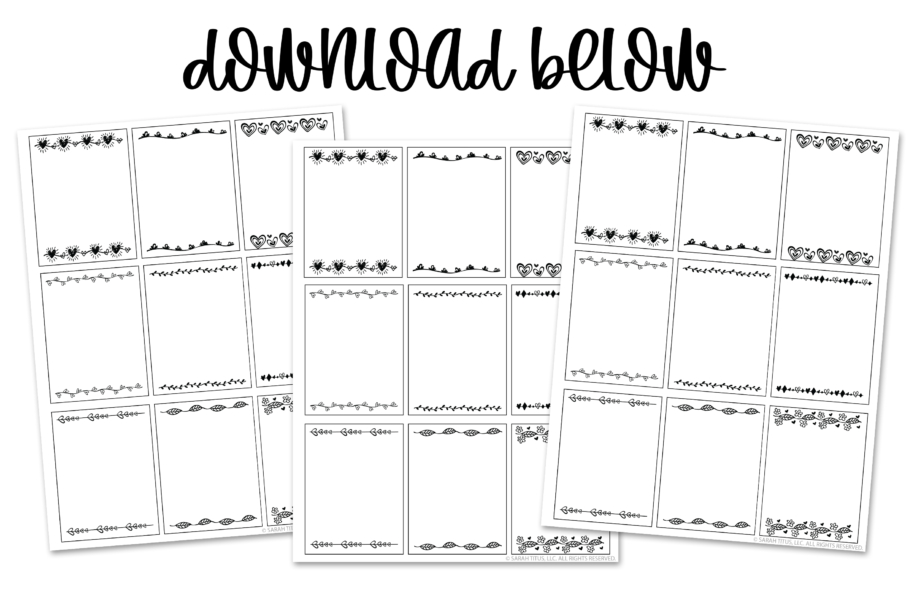 150+ Black and White Planner Stickers - Sarah Titus