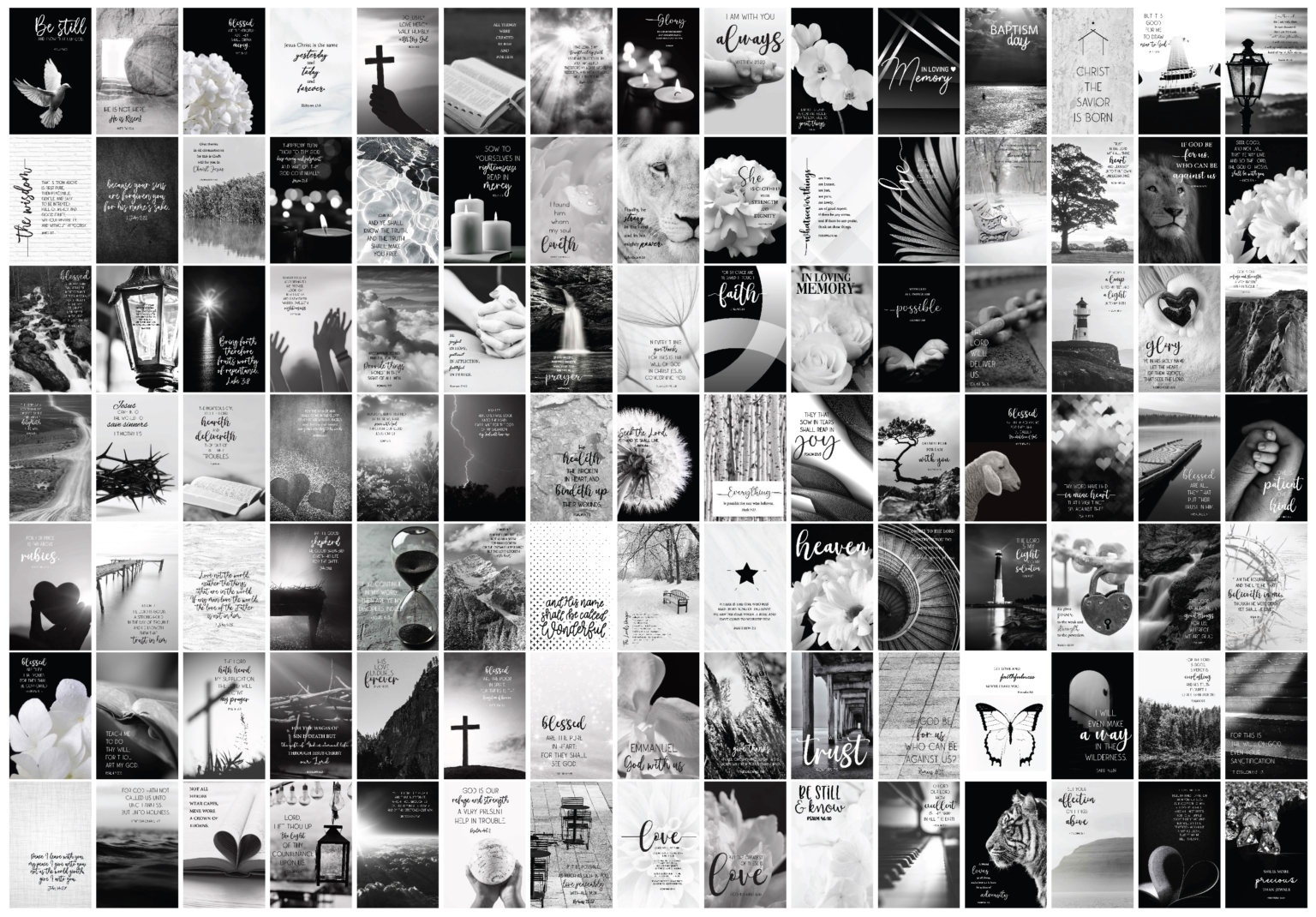 Traditional Church Bulletins Black & White {2-Year Supply} - Sarah Titus