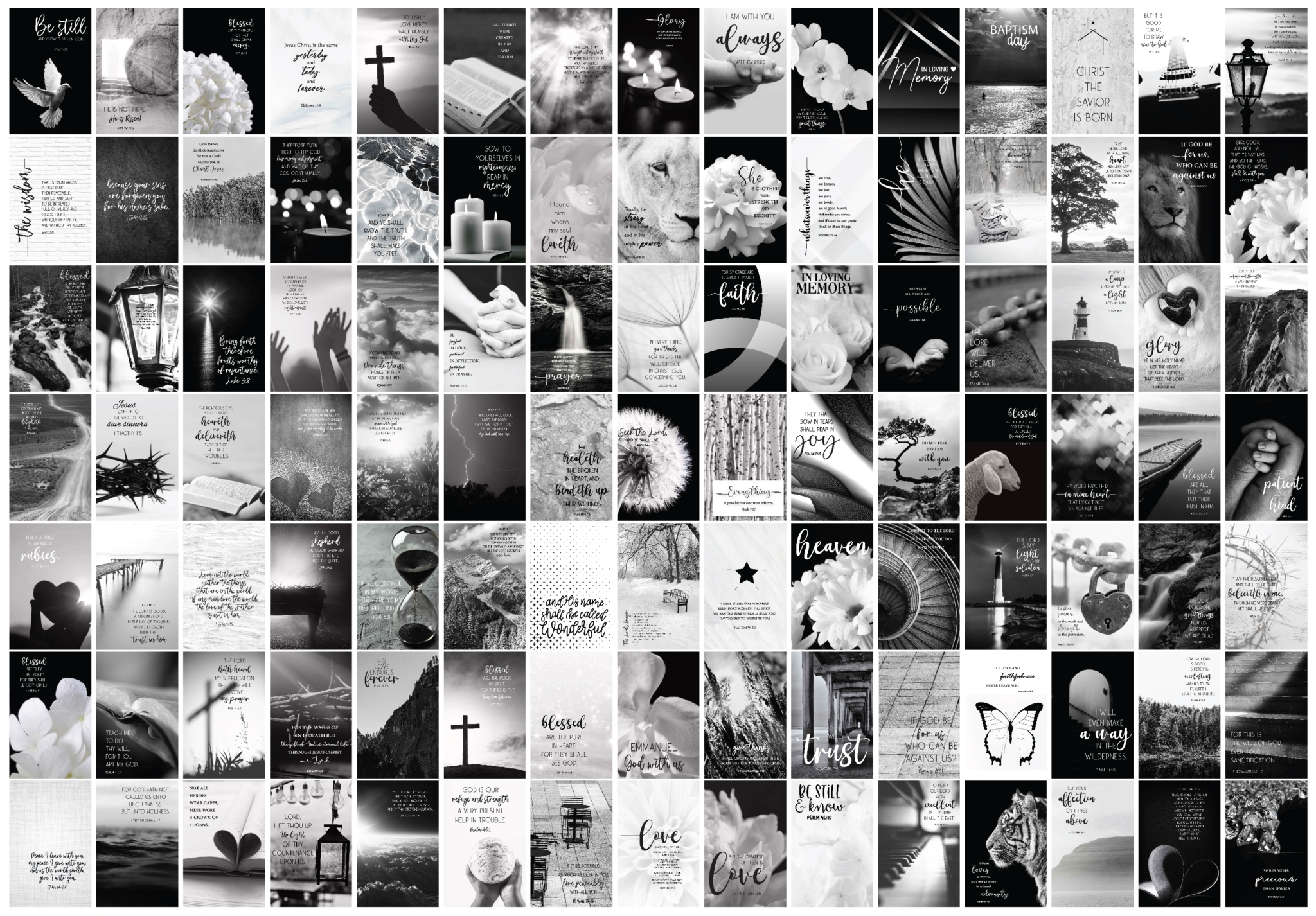 Traditional Church Bulletins Black & White {2-Year Supply} - Sarah Titus