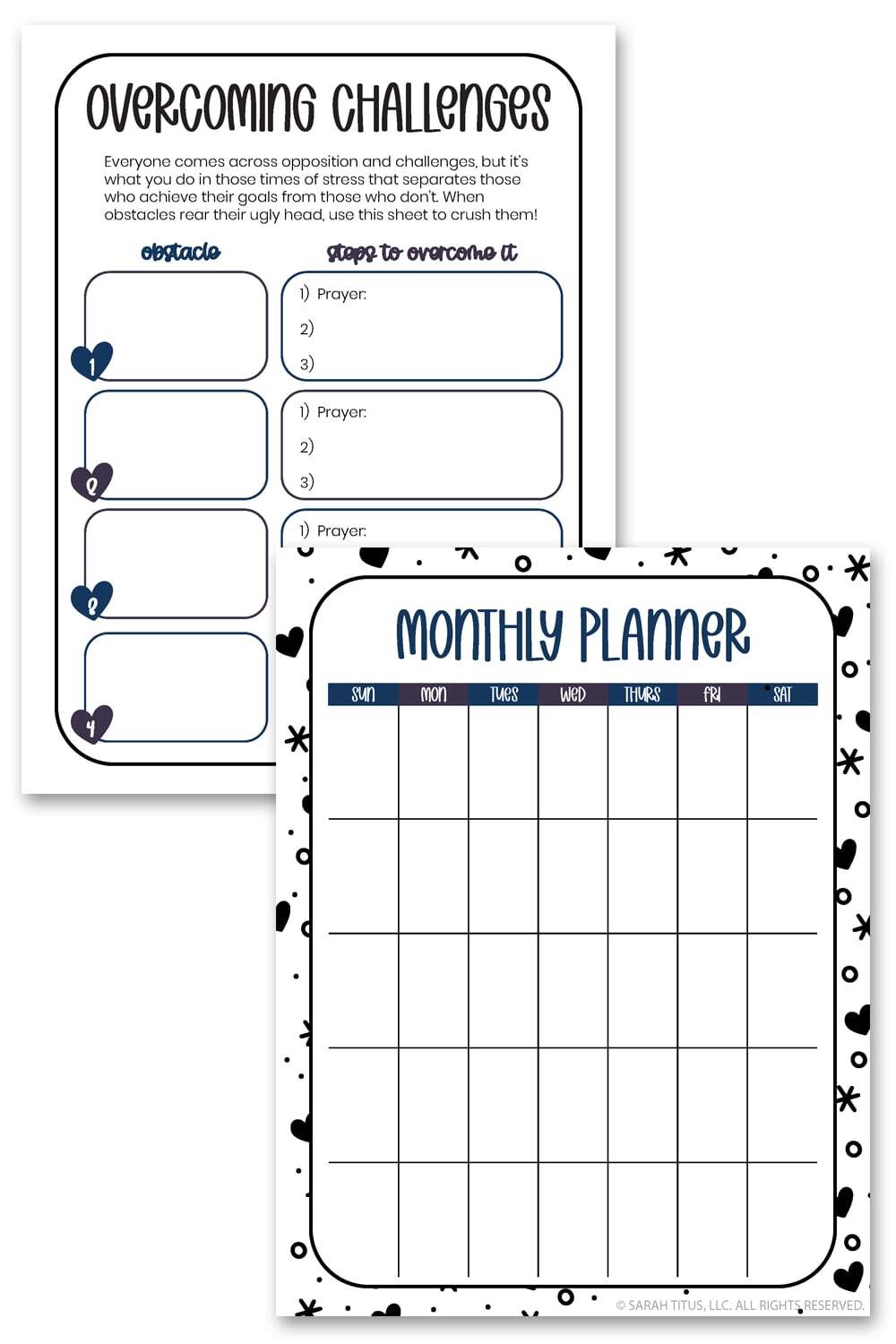 Free Christian New Year's Planner {20+ Pages} - Sarah Titus