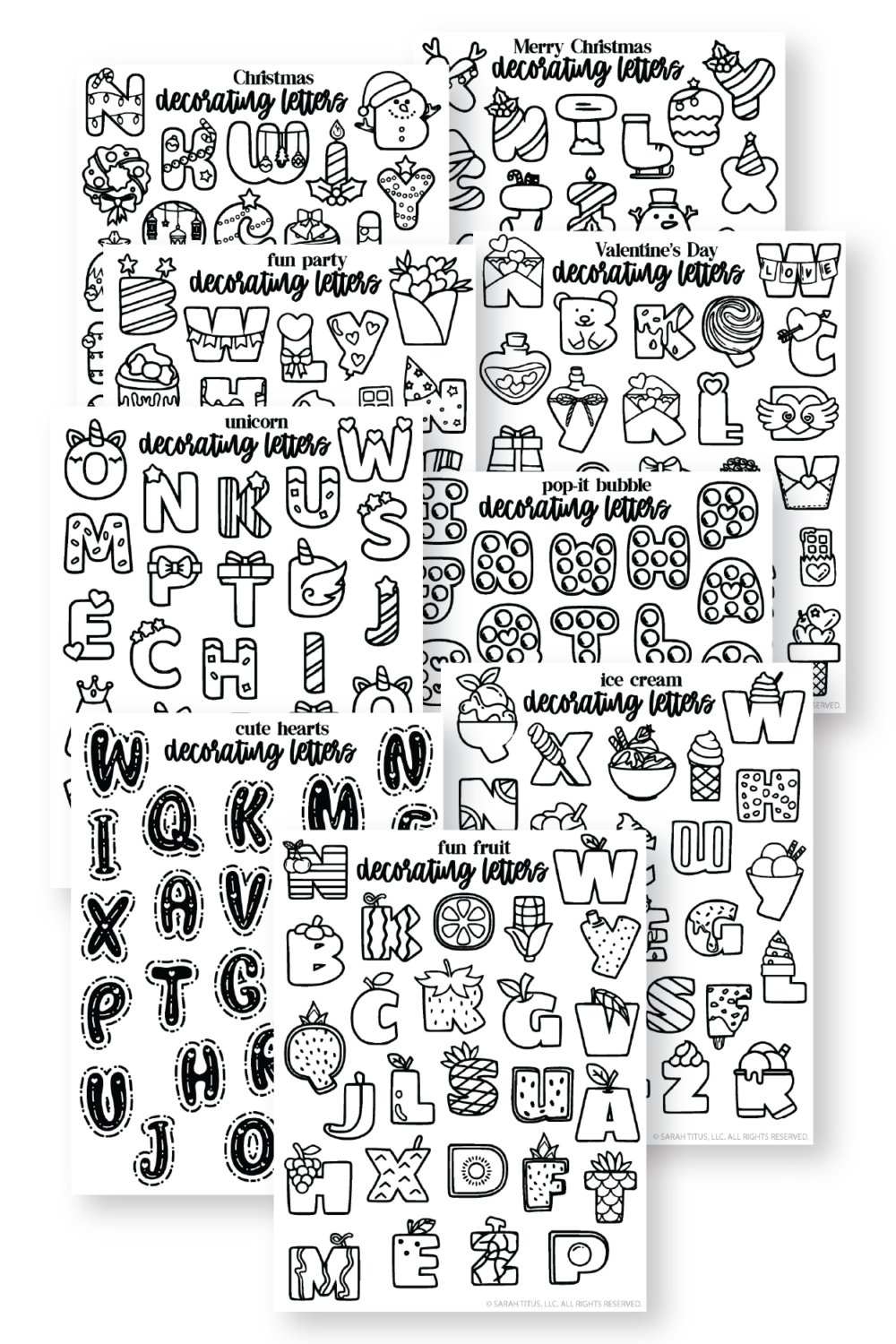 Printables - Coloring - Sarah Titus