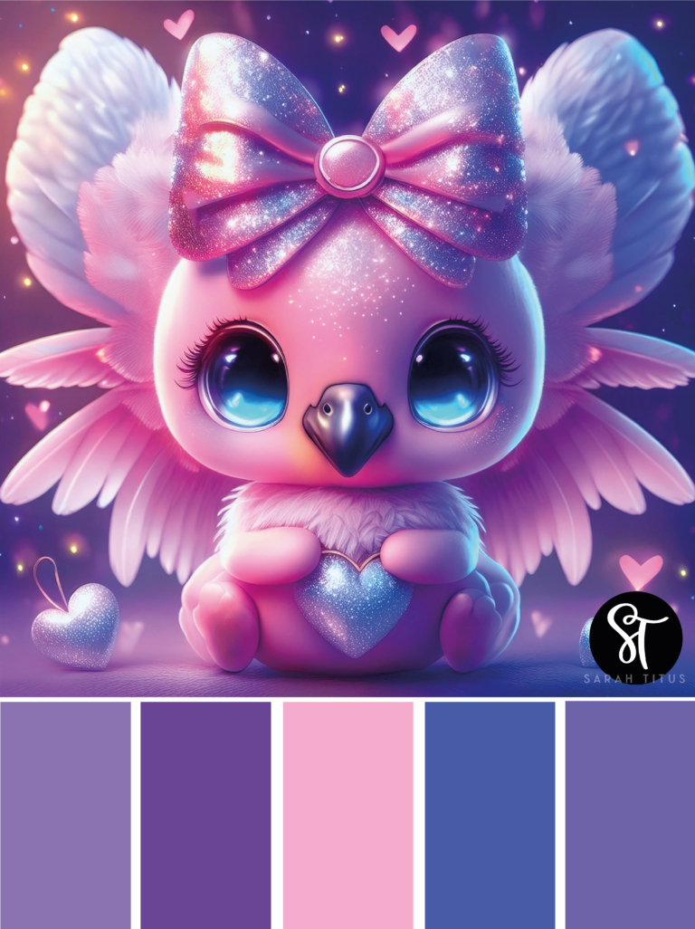 Cute Angel Animals Color Palettes - Sarah Titus