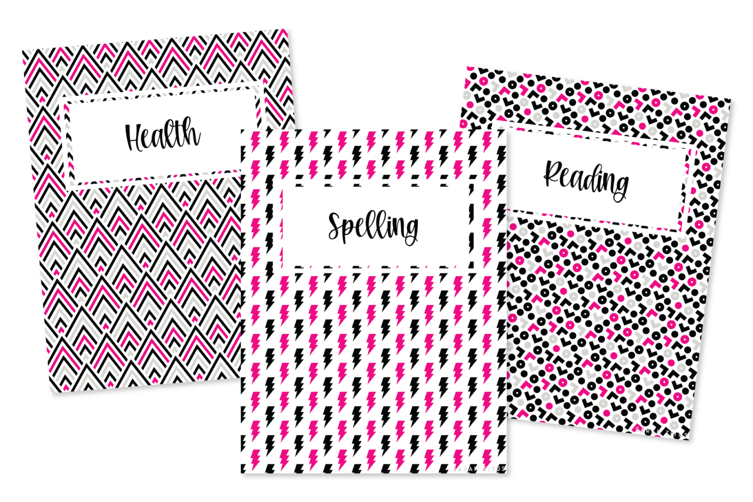 290+ Free Printable Binder Covers For Kids - Sarah Titus