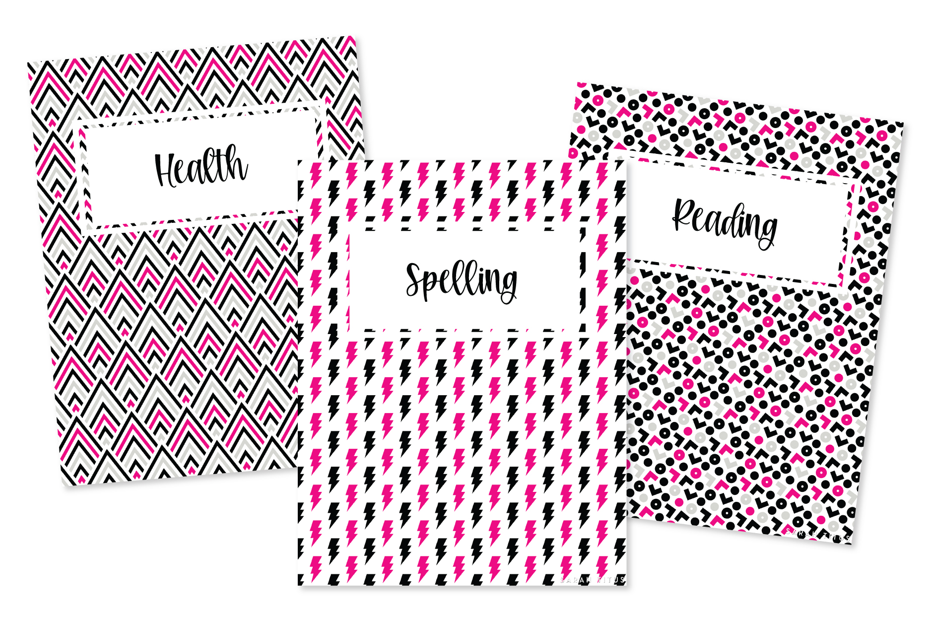 290+ Free Printable Binder Covers For Kids - Sarah Titus