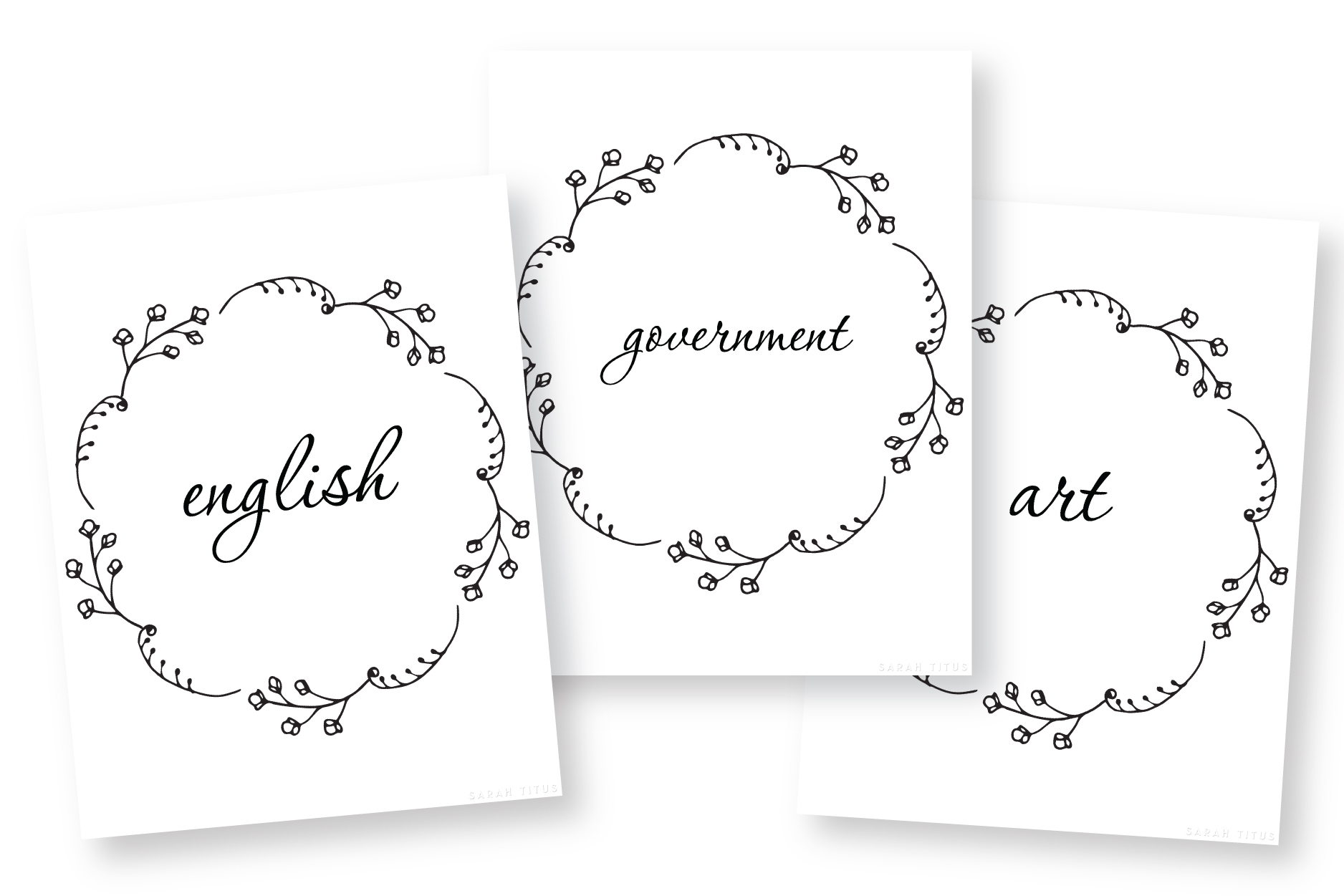 290+ Free Printable Binder Covers For Kids - Sarah Titus