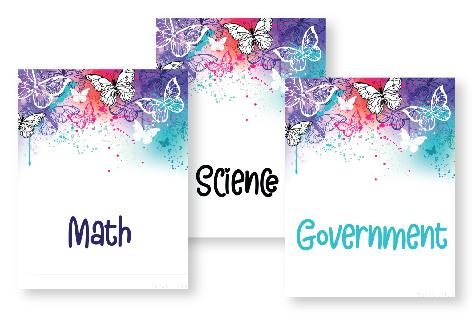 290+ Free Printable Binder Covers For Kids - Sarah Titus