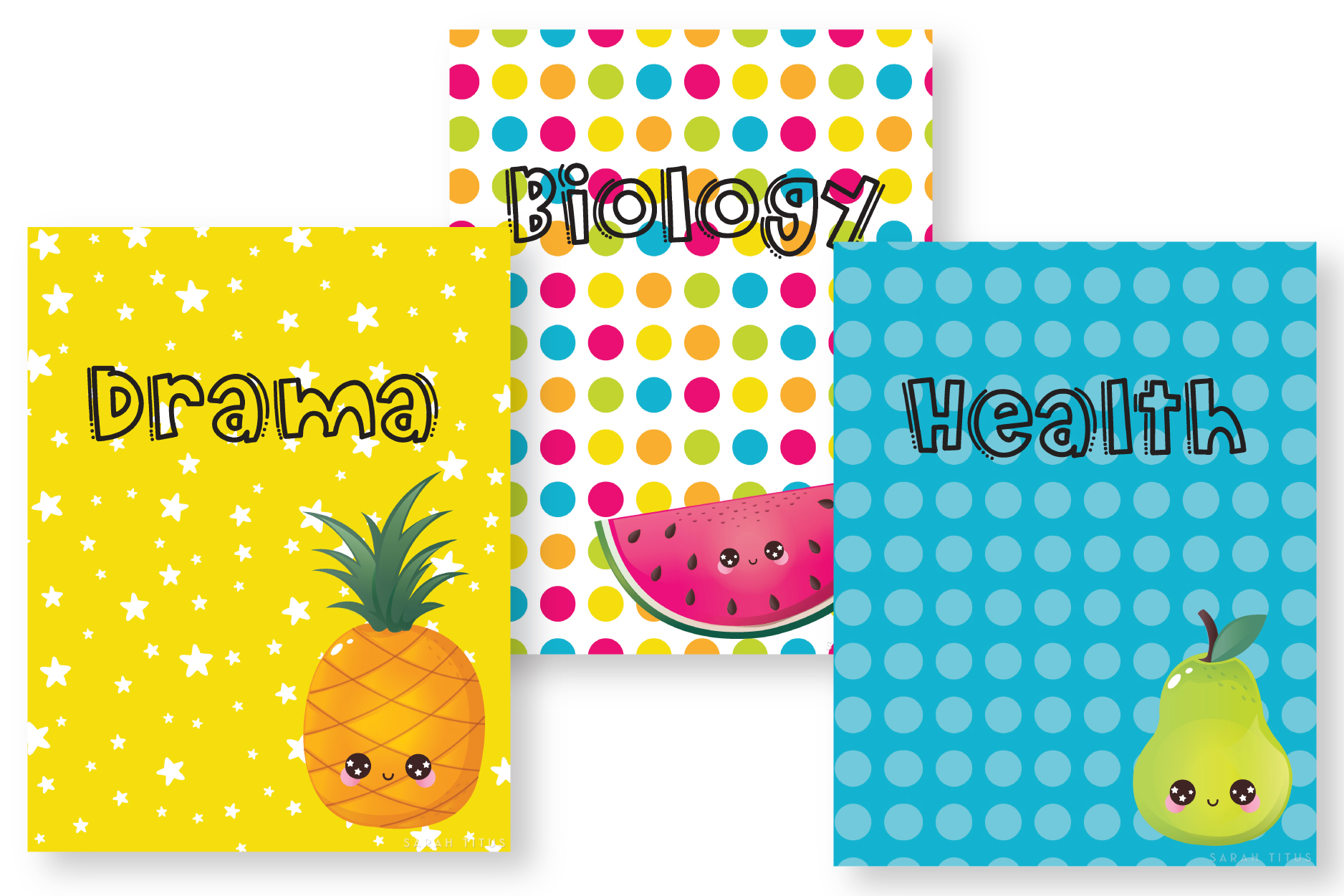 290+ Free Printable Binder Covers For Kids - Sarah Titus
