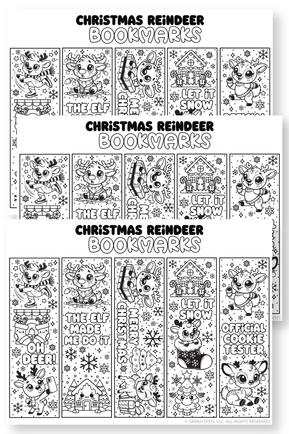 Free Printable Halloween Bookmarks - Sarah Titus