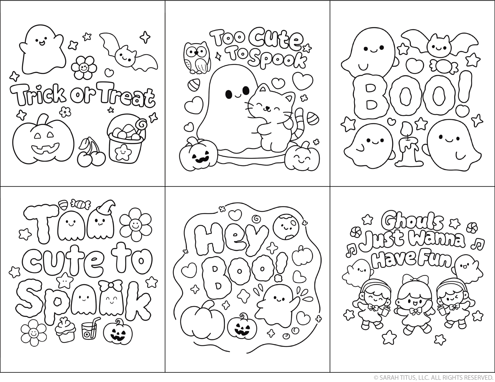 100+ Free Printable Halloween Cards for Kids - Sarah Titus