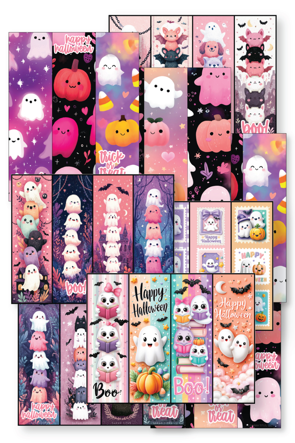 Free Printable Halloween Bookmarks - Sarah Titus