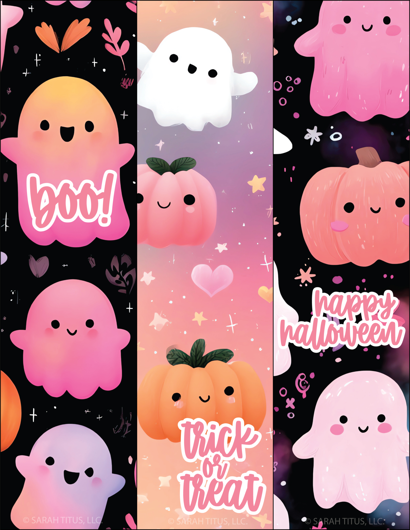 Free Printable Halloween Bookmarks - Sarah Titus