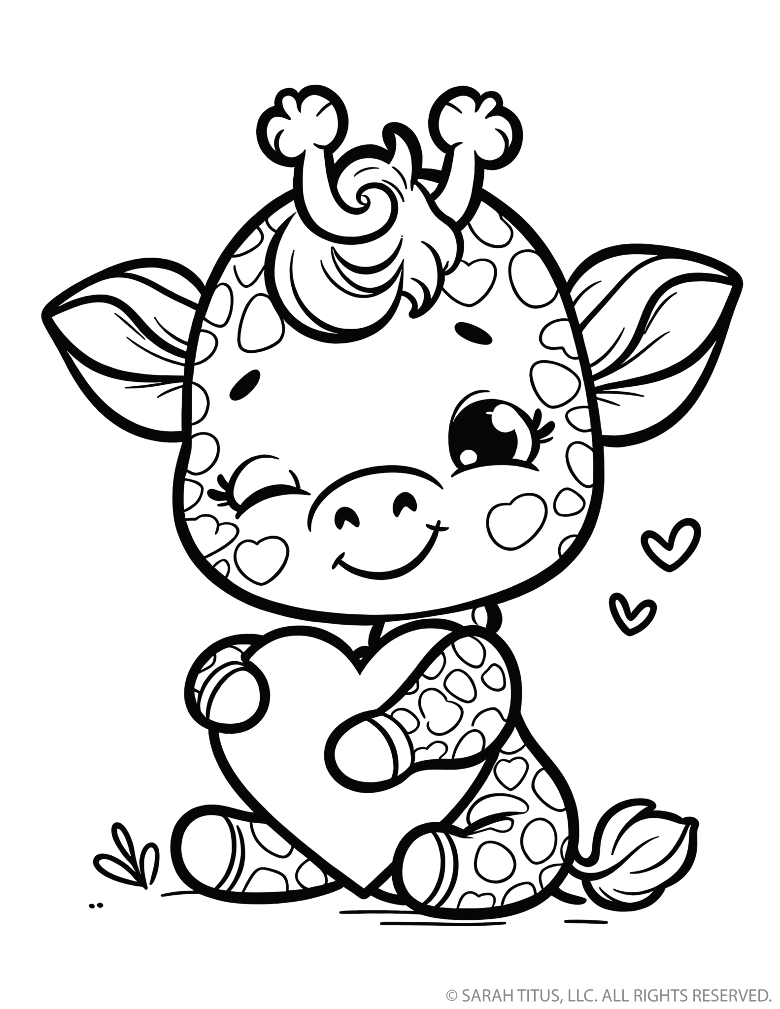 30+ Free Valentine's Day Coloring Pages - Sarah Titus