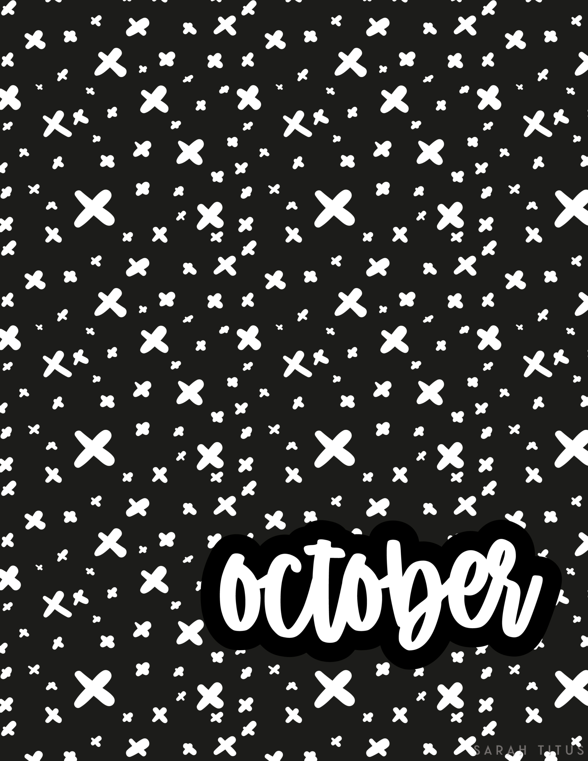 October Monthly Binder Covers - Sarah Titus