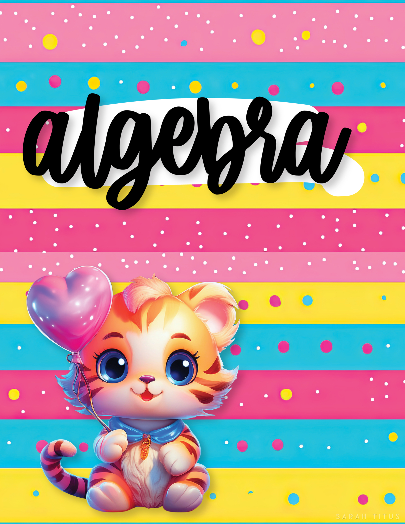 Cute Animal Custom Binder Covers for Kids - Sarah Titus