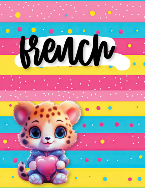 Cute Animal Custom Binder Covers for Kids - Sarah Titus