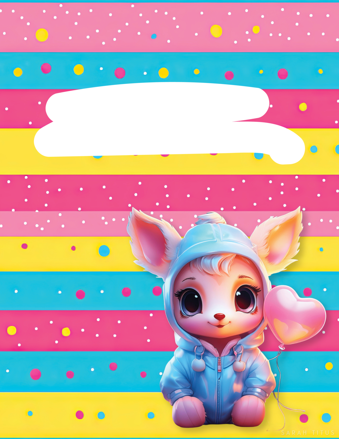 Cute Animal Custom Binder Covers for Kids - Sarah Titus