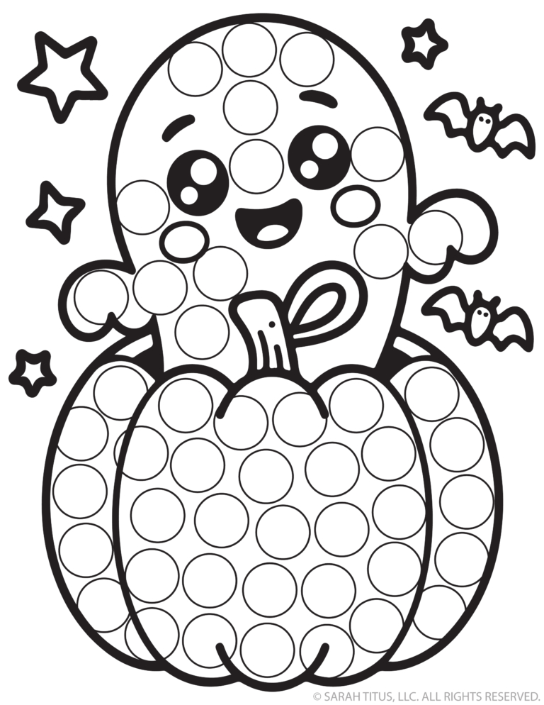 Halloween Dot Marker Printables - Sarah Titus