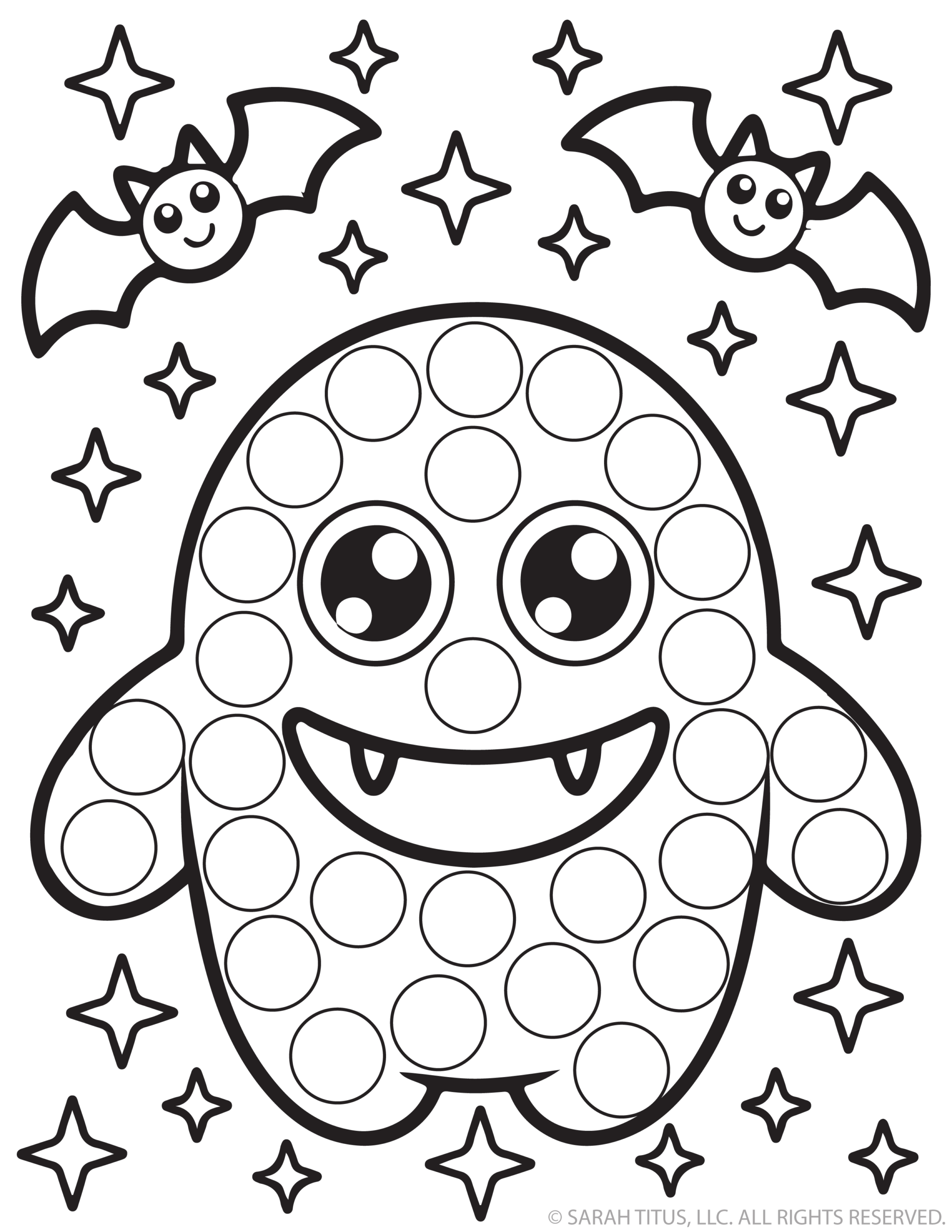 Halloween Dot Marker Printables - Sarah Titus
