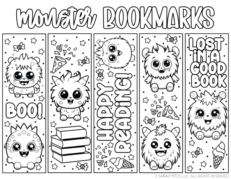 60+ Free Monster Printables - Sarah Titus