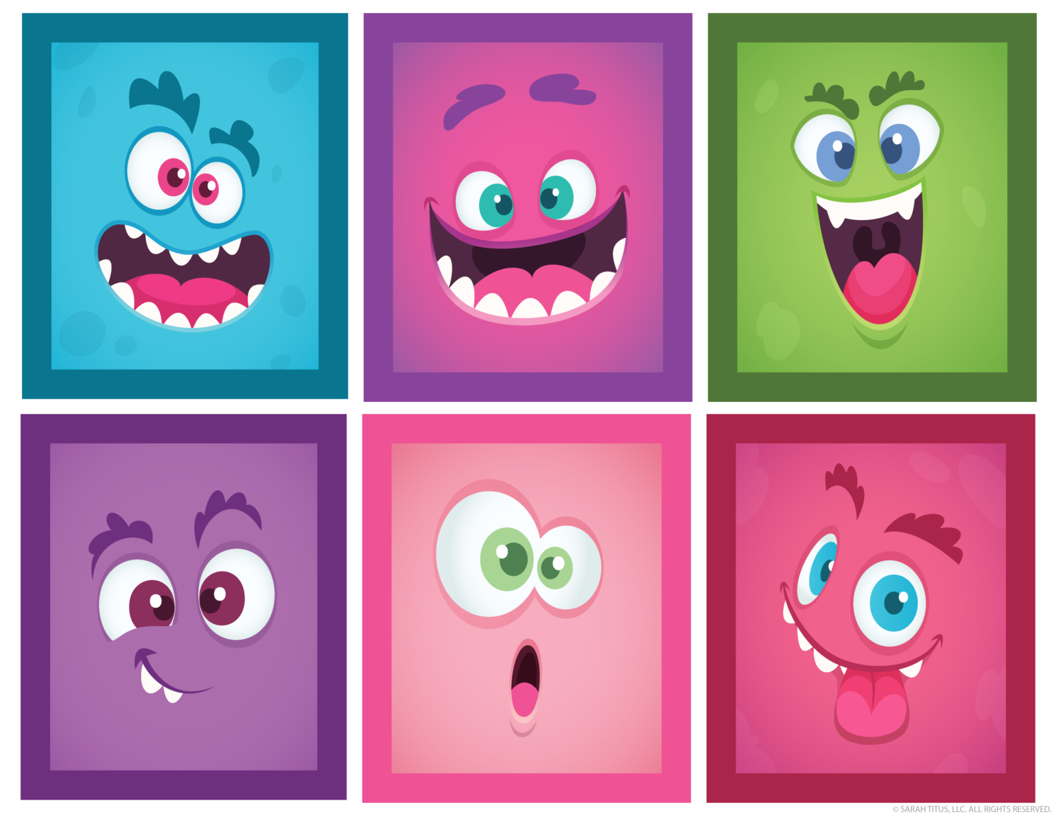 60+ Free Monster Printables - Sarah Titus