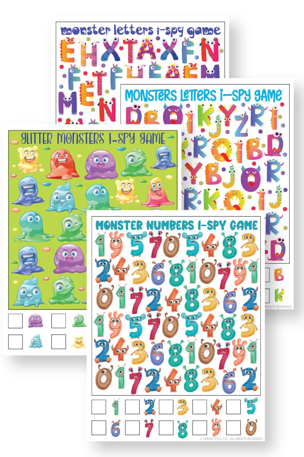 60+ Free Monster Printables - Sarah Titus