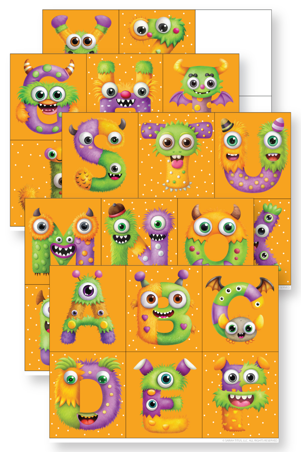 60+ Free Monster Printables - Sarah Titus