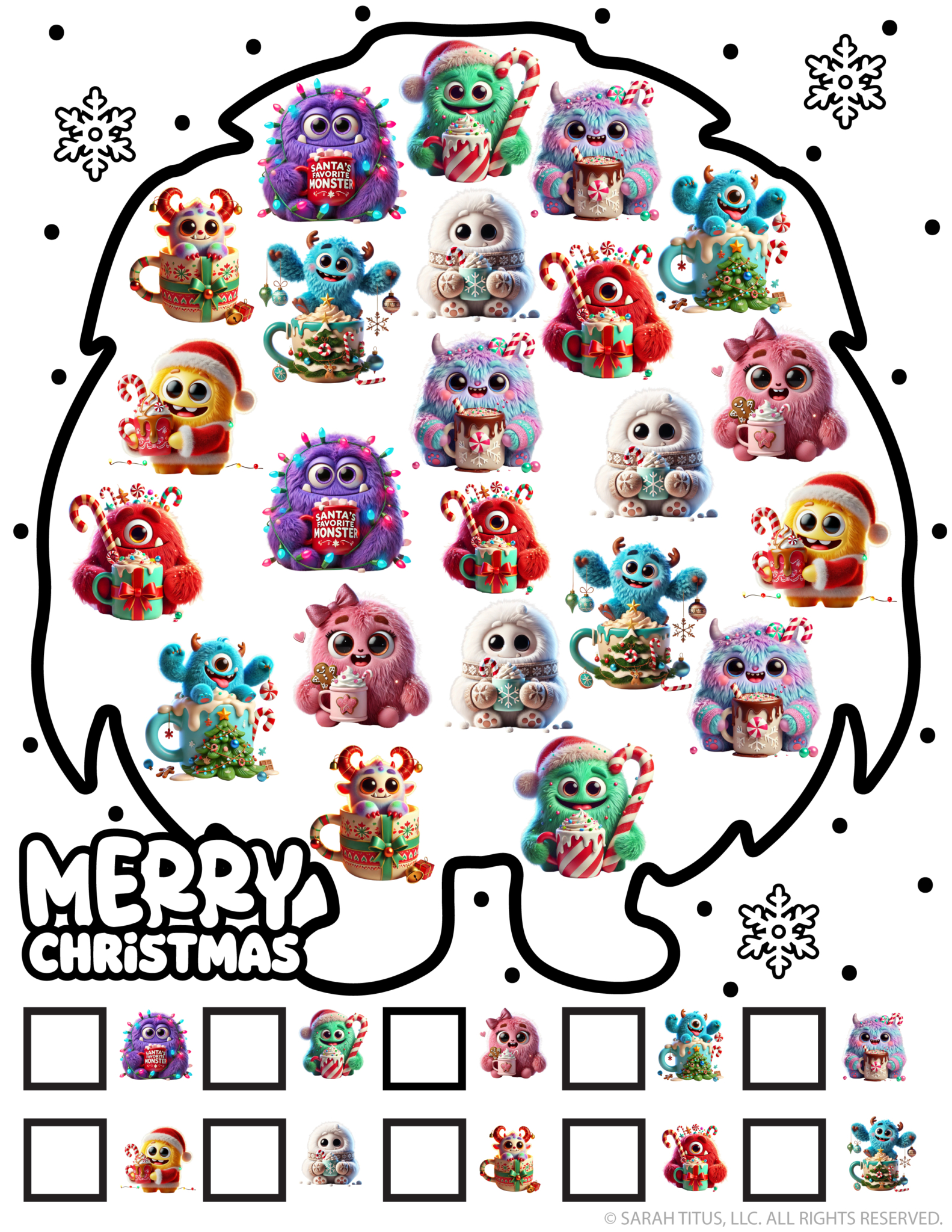 Free Printable Christmas I-Spy Games - Sarah Titus