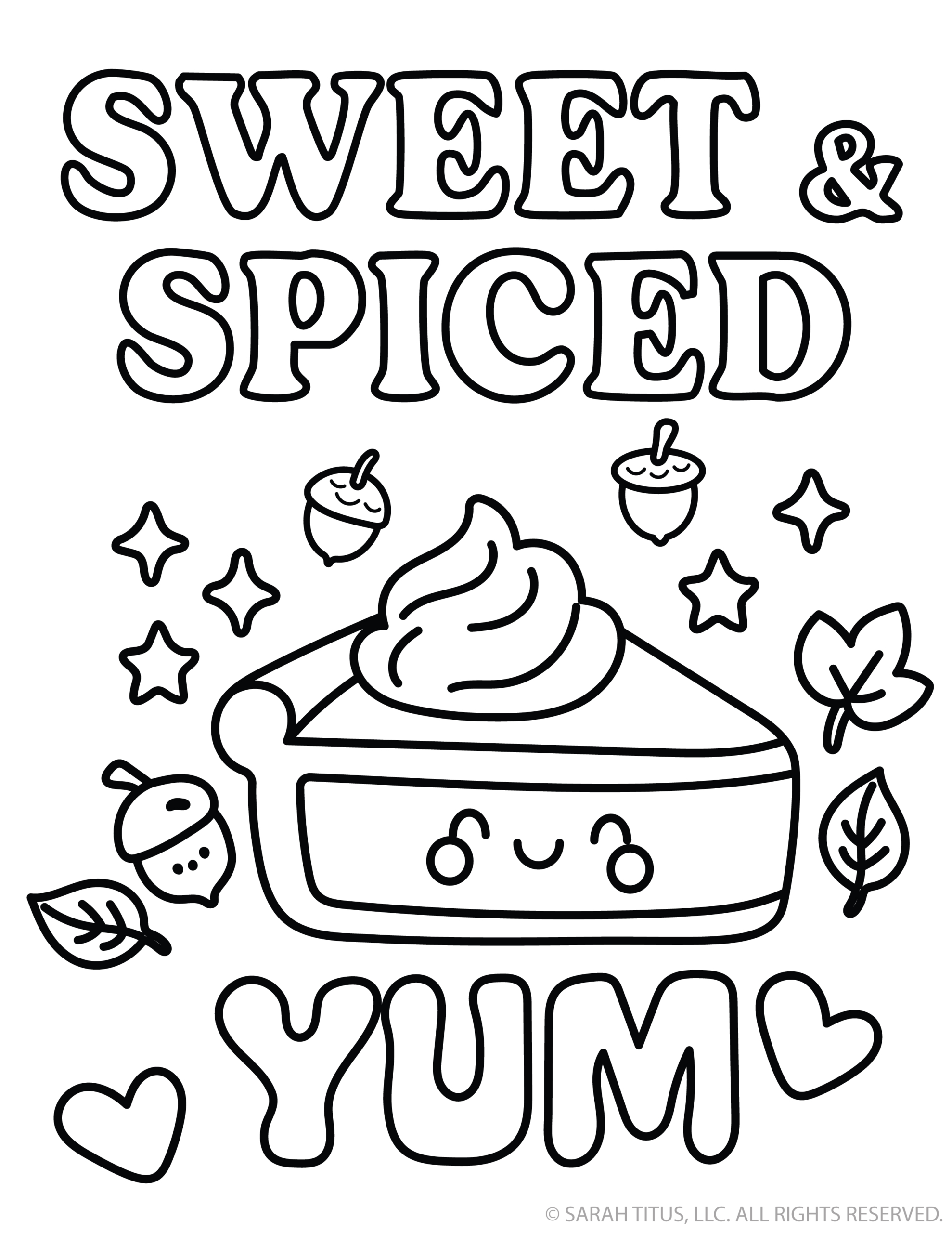 Free Thanksgiving Coloring Pages (10+ Cute Fall Printables) - Sarah Titus