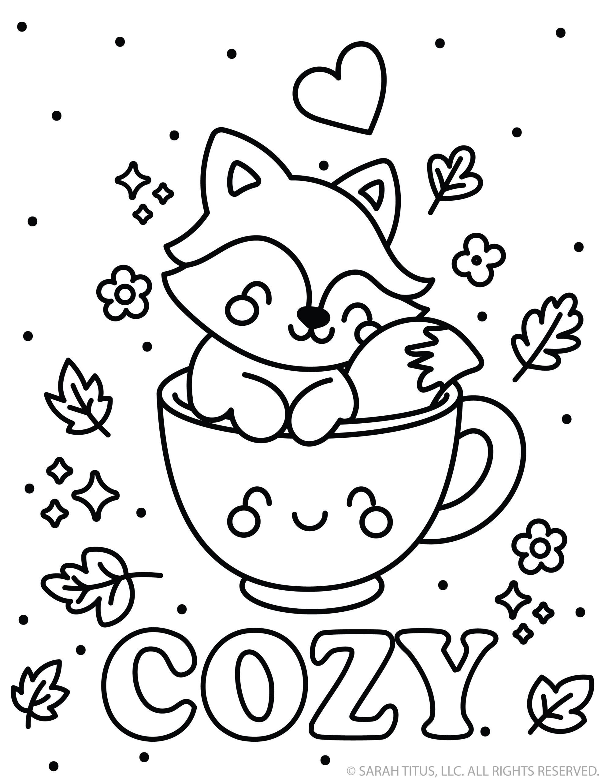 Free Thanksgiving Coloring Pages (10+ Cute Fall Printables) - Sarah Titus
