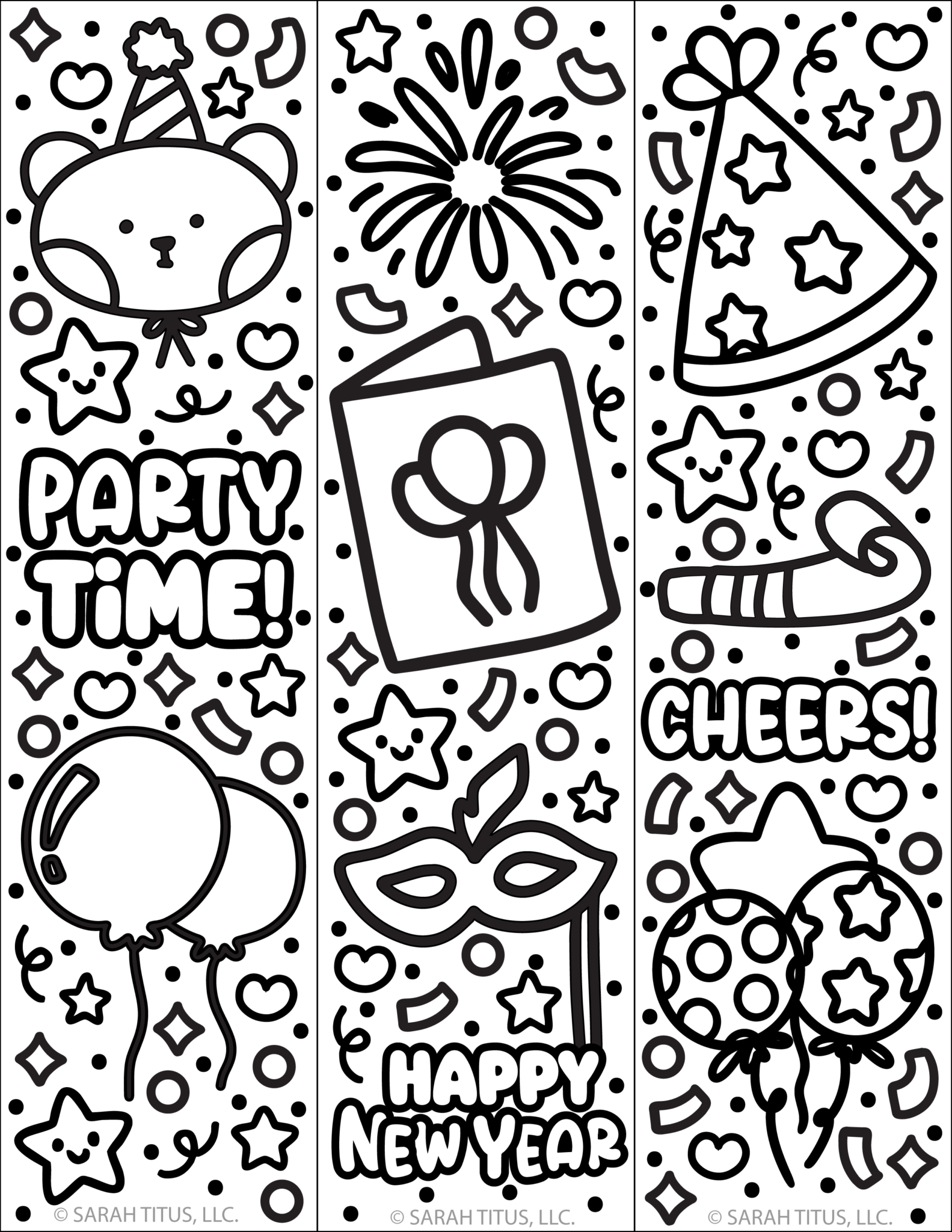 Free Printable Bookmarks (300+ Cute Coloring Designs for Kids, Teens ...