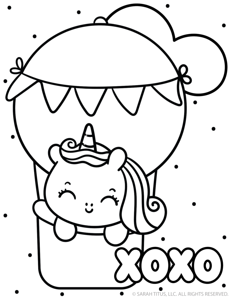 Free Galentine’s Day Coloring Pages - Sarah Titus