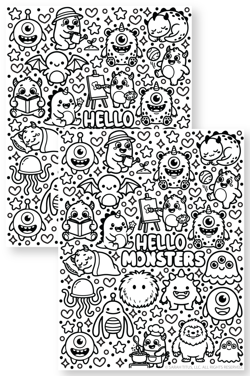 Free Printable Hello ABC Coloring Pages (Cute Alphabet Coloring Sheets ...