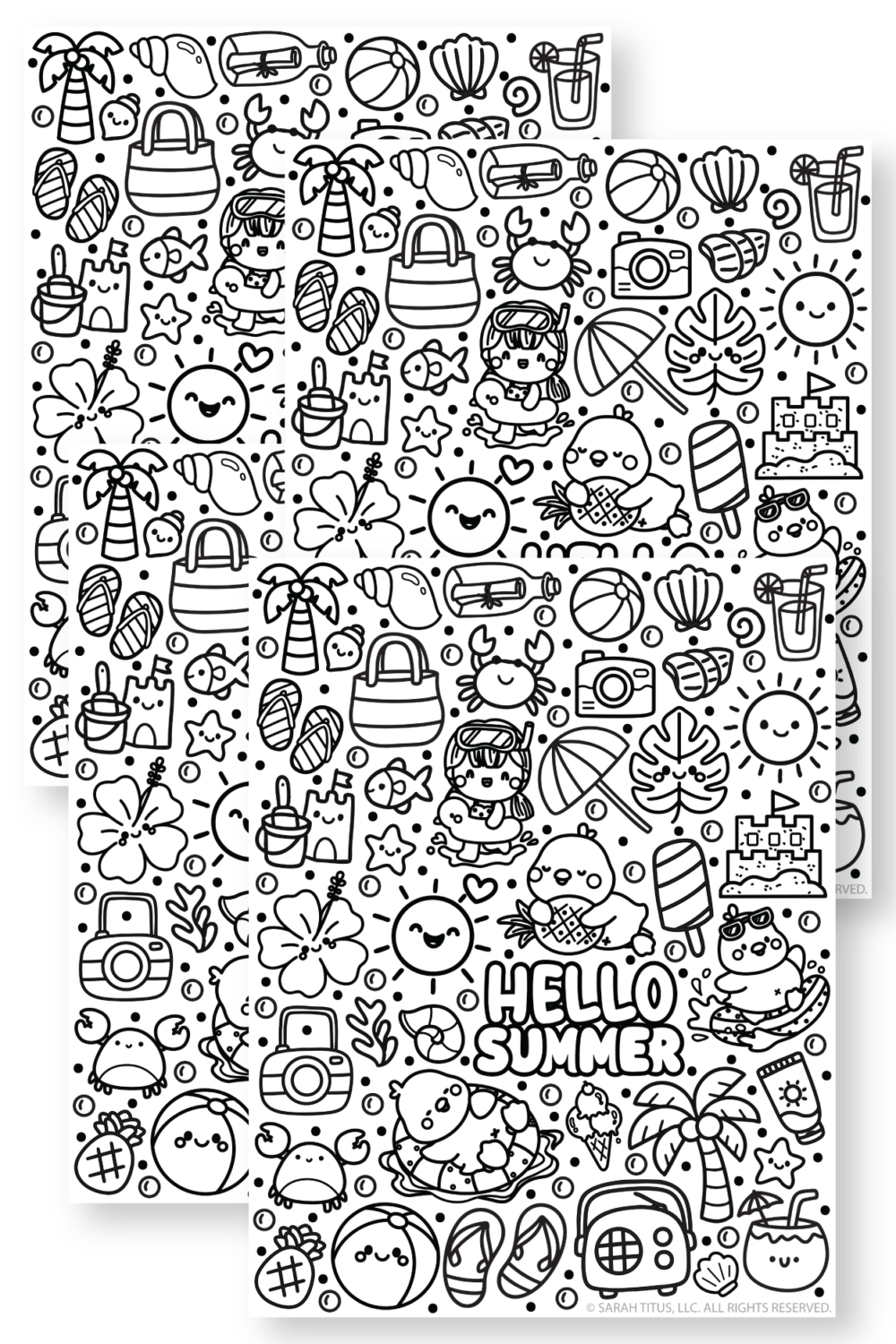 Free Printable Hello ABC Coloring Pages (Cute Alphabet Coloring Sheets ...